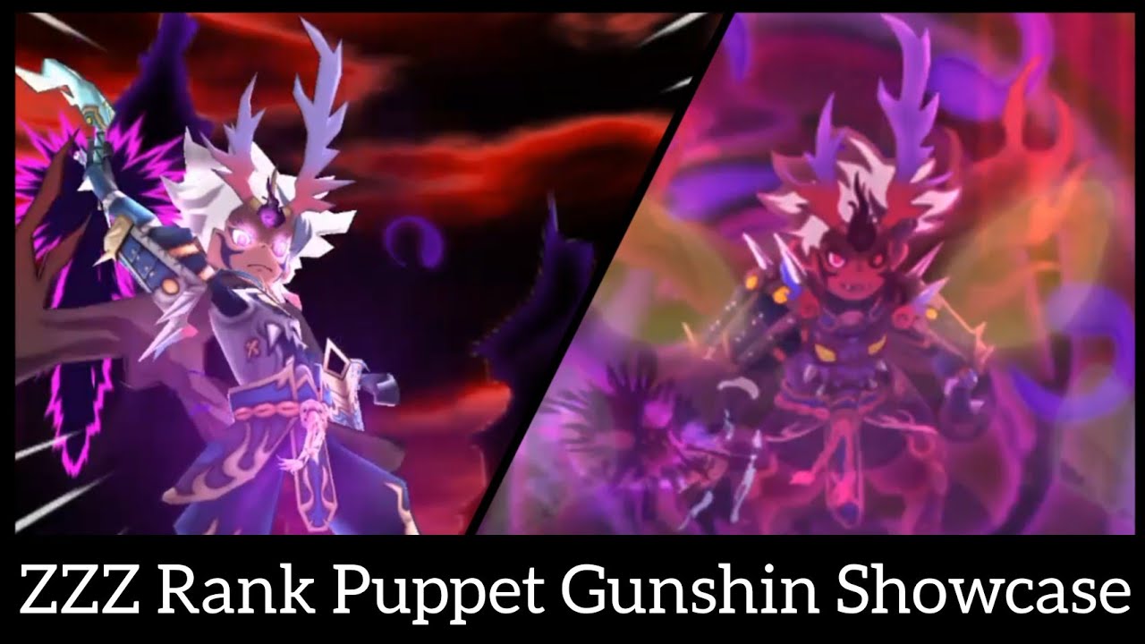 ZZZ Rank Puppet Gunshin Befriending + Showcase | Yo-Kai Watch Puni Puni ...