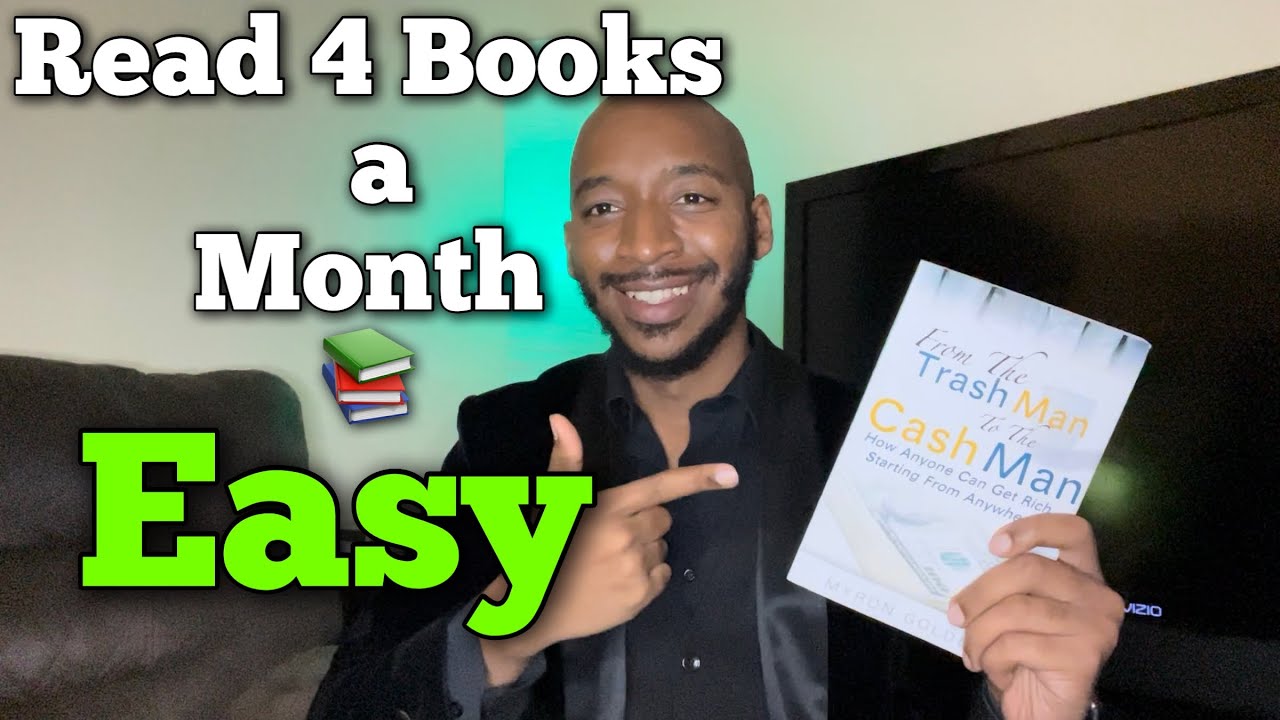 How to Read 4 Books a Month Easy - YouTube