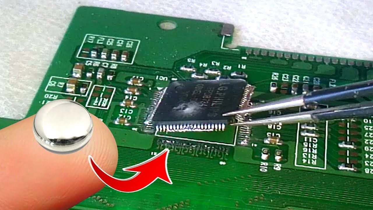 an idea to desolder smd electronic components/میرپورخاص - YouTube