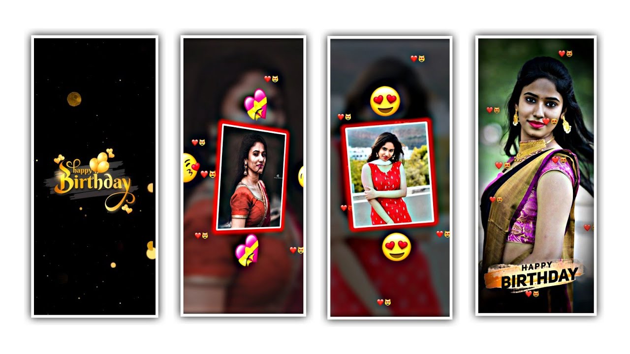 New Style Happy Birthday video editing in alight motion Girls Birthday ...