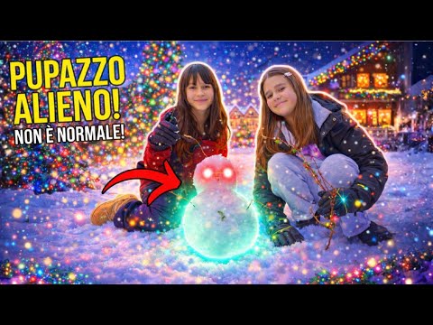 Alyssa e Azzurra: Pupazzo di Neve a Natale... Alieno!