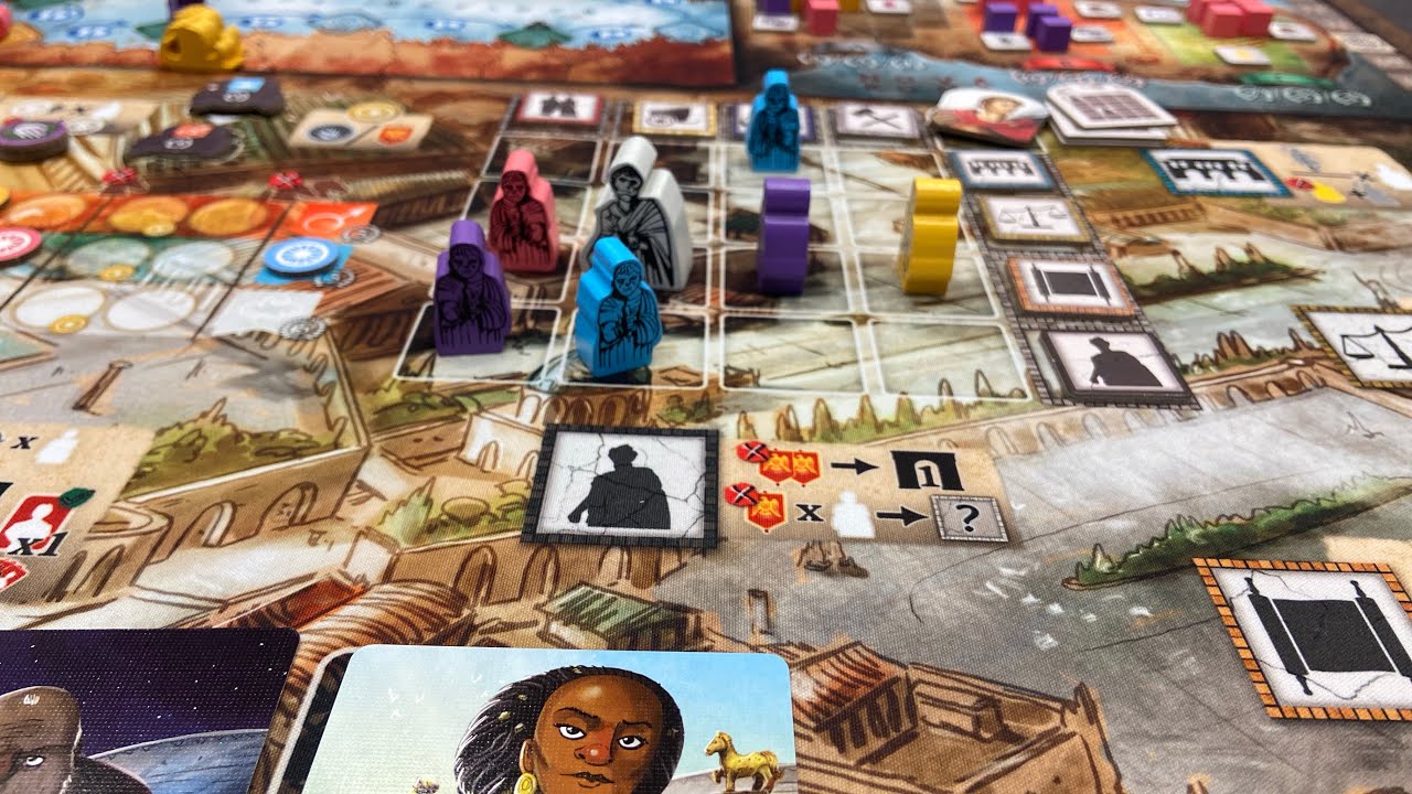 Nova Roma board game unboxing - YouTube