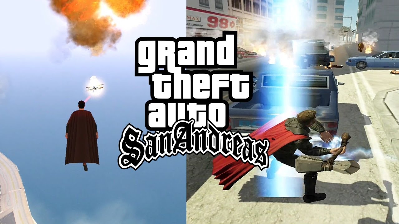 Top 5 Best Superhero Mods - GTA San Andreas (2022) - YouTube