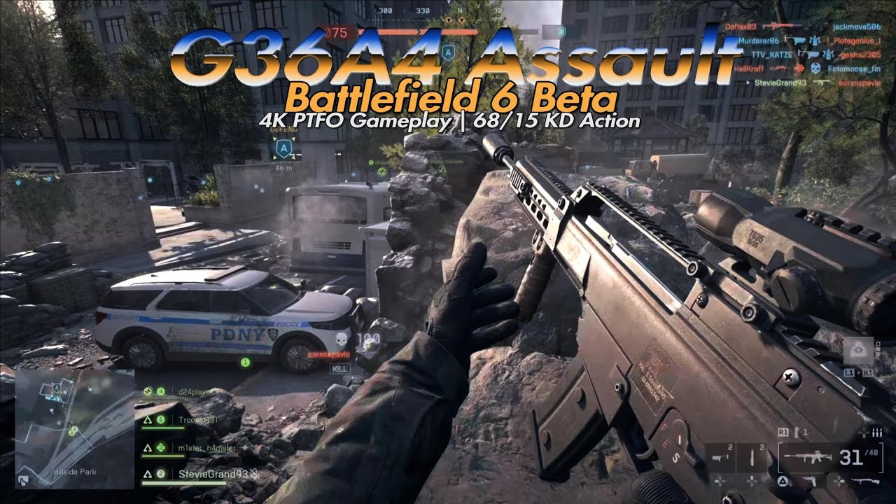 G36A4 Assault - Battlefield 6 Beta | 4K PTFO Breakthrough Gameplay ...