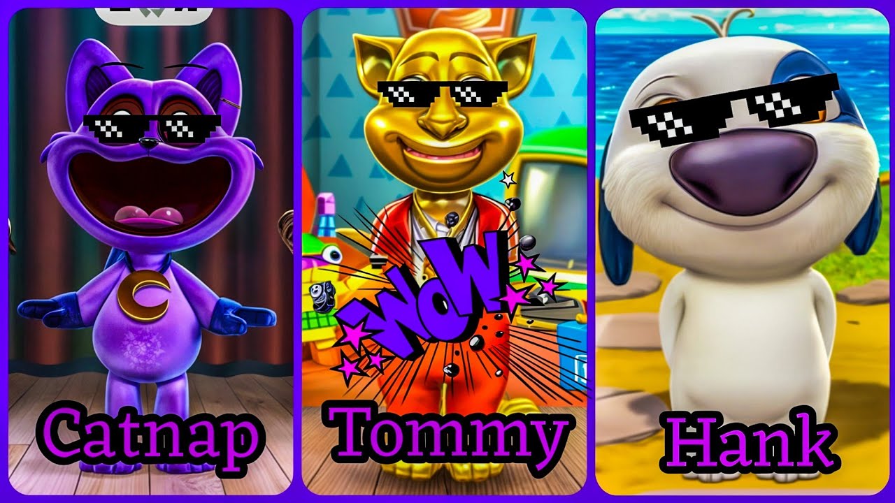 Catnap Vs Tom Vs Hank Who Is Best ? 🥰 | Chippi Chippi Chappa Chappa ...