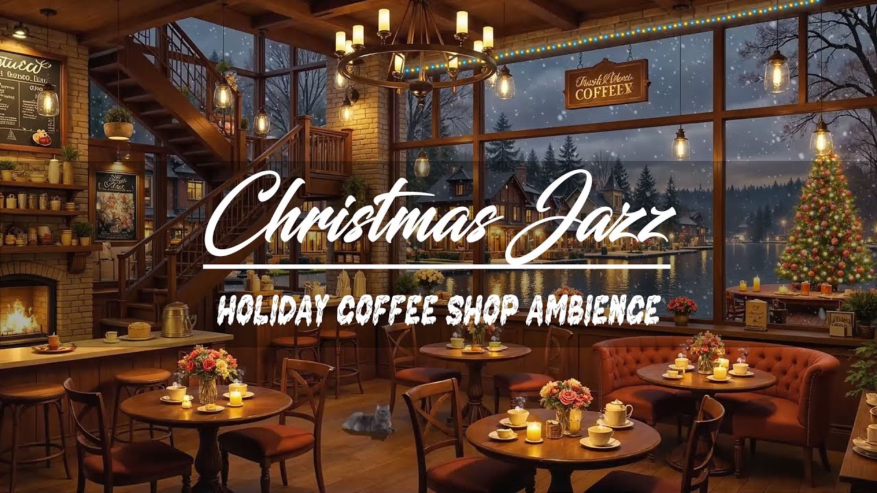 Best Christmas Jazz 2025 🎄 Indoor Coffee Shop Ambience ☕ Sweet Jazz ...