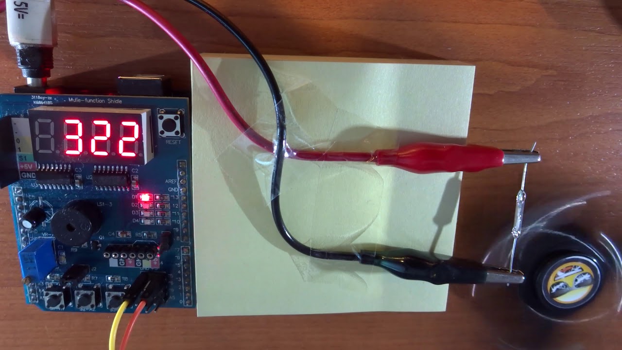 Arduino Projekt: Fidget Spinner Drehzahlmessung 2 - YouTube