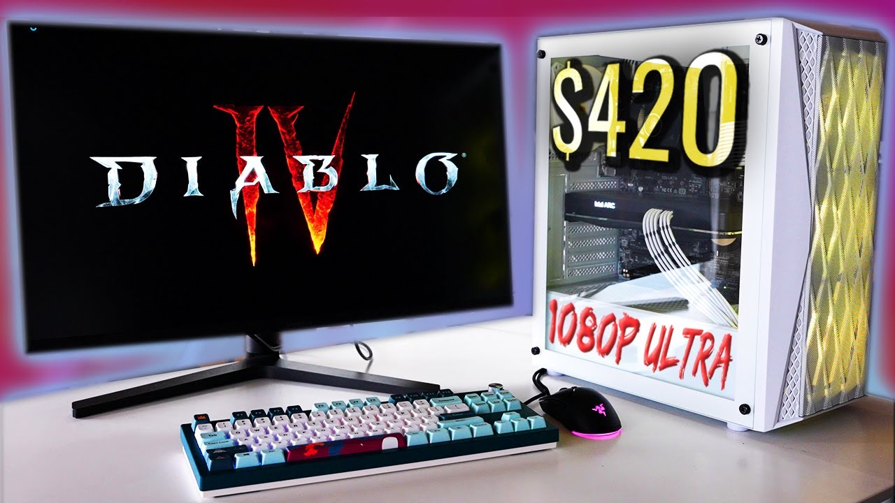 Diablo 4 Gaming PC, we got 1080p ULTRA for UNDER $450...! - YouTube