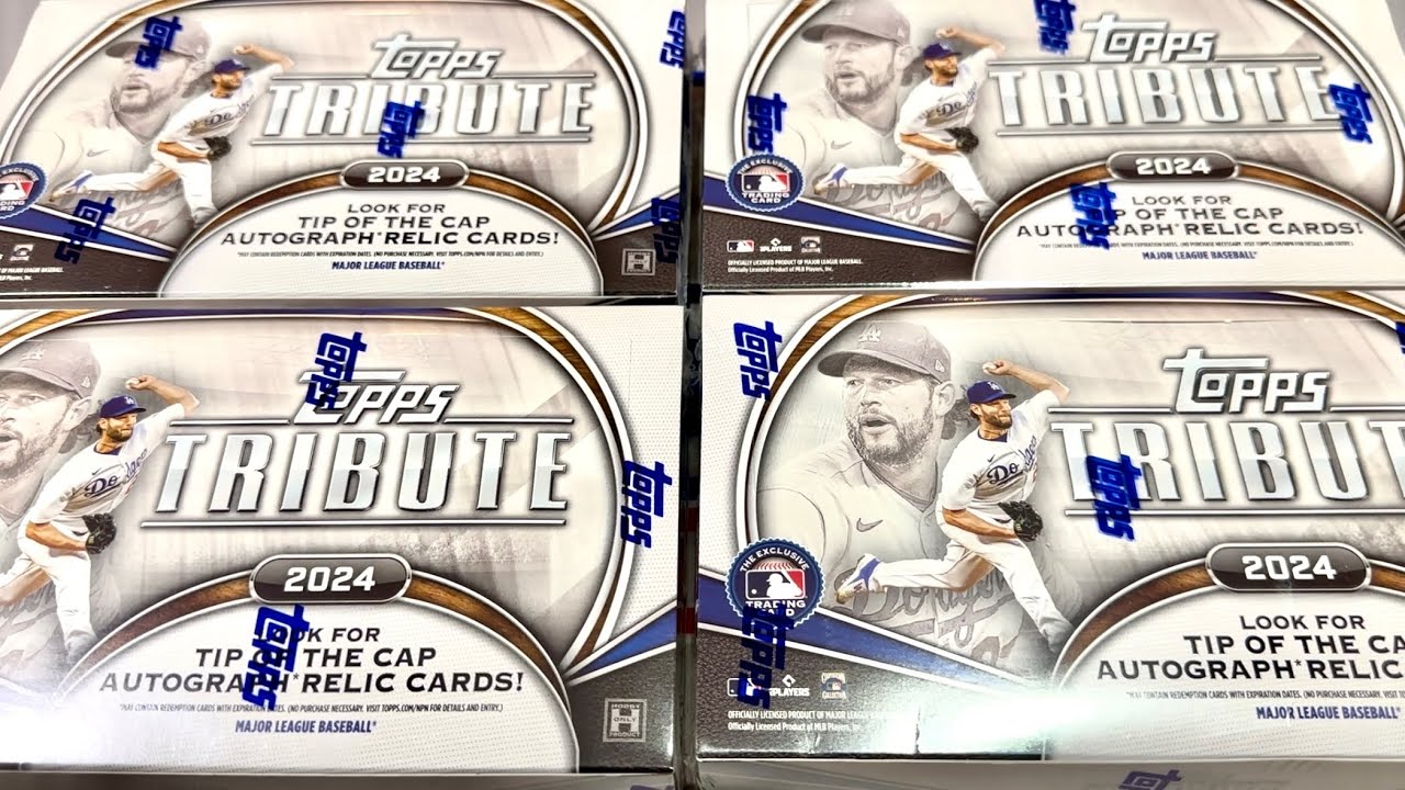 $550 PER BOX! NEW RELEASE! 2024 TOPPS TRIBUTE BASEBALL CARDS! - YouTube