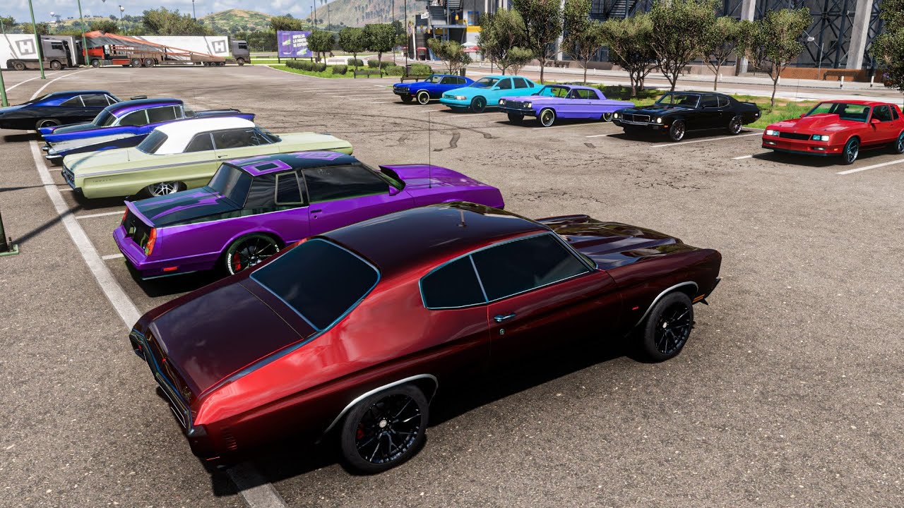 Forza Horizon 5 | Best Classic Car Meet - Big Rims, Donks, Big Wheels ...