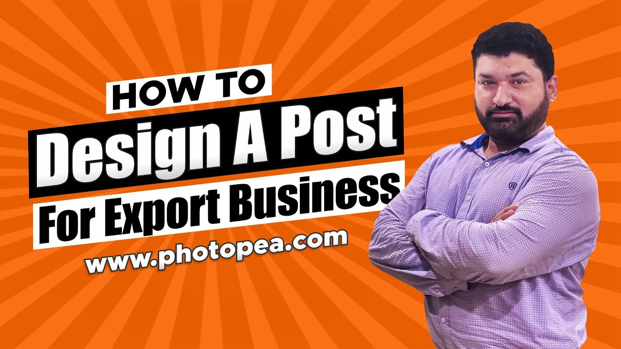 How to Design a Post on Photopea.com | Photoshop Alternative - YouTube