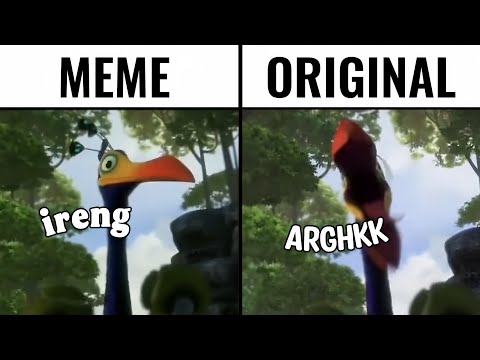 Meme Dubbing Vs Original Part 2 😂