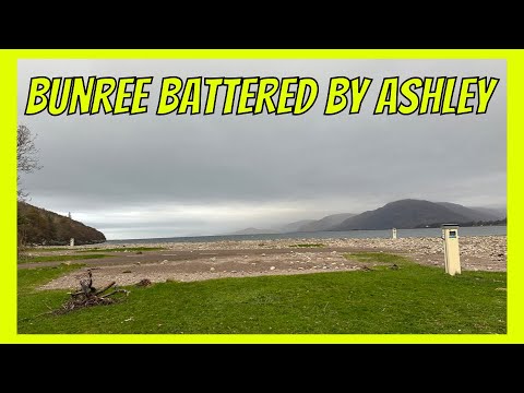 Bunree Caravan and Motorhome Site Battered By Ashley - YouTube