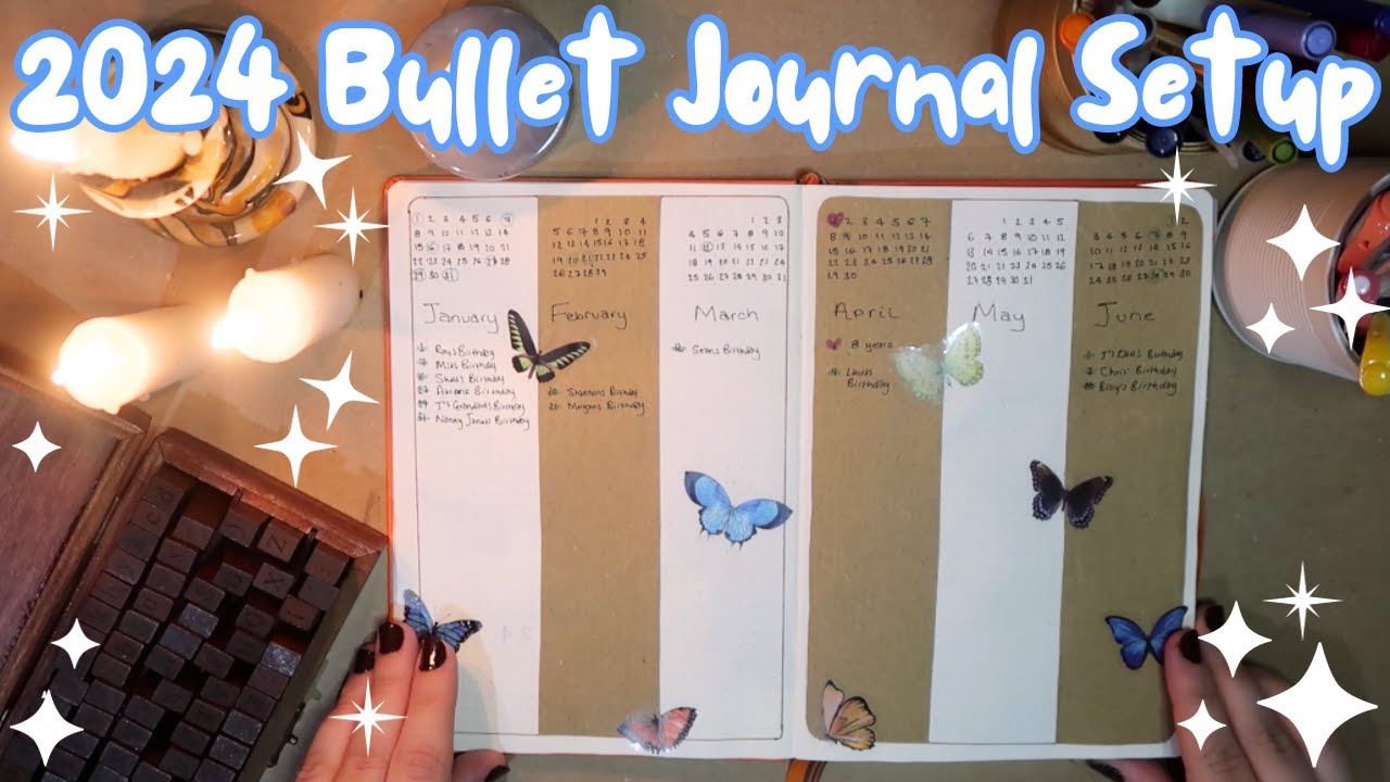 2024 Bullet Journal Setup + Flip Through - YouTube