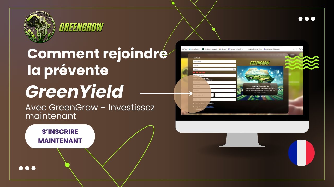 Comment s’inscrire à la prévente GreenYield ? - YouTube