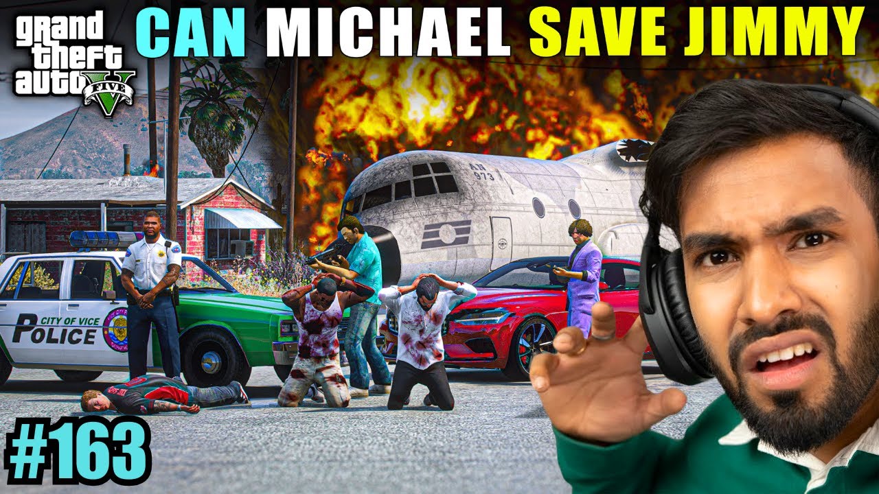 CAN MICHAEL SAVE JIMMY | TECHNO GAMERZ GTA V GAMEPLAY #163 - YouTube