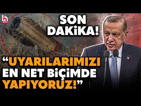 SON DAKİKA! Hatay semalarında imha edilen füzeye ilişkin Cumhurbaşkanı Erdoğan'dan ilk açıklama!