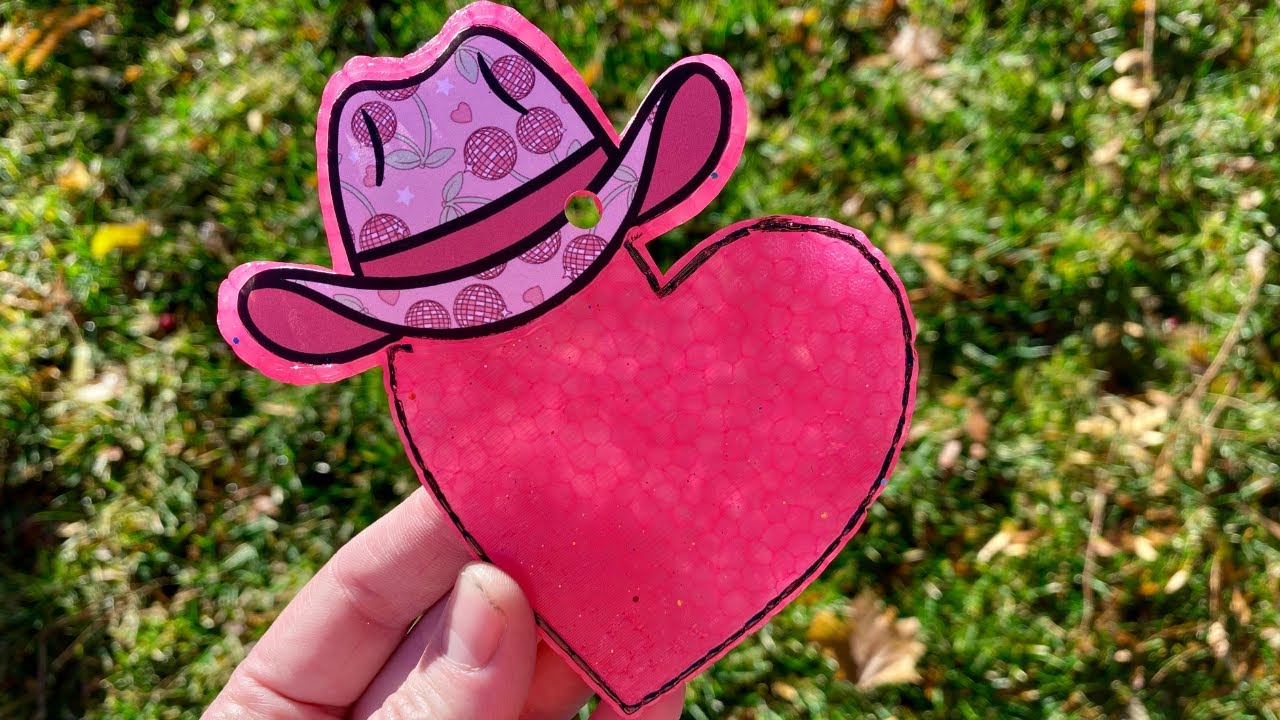 Natollie Cowboy Heart Cardstock Tutorial, Valentine's Day Freshie ...