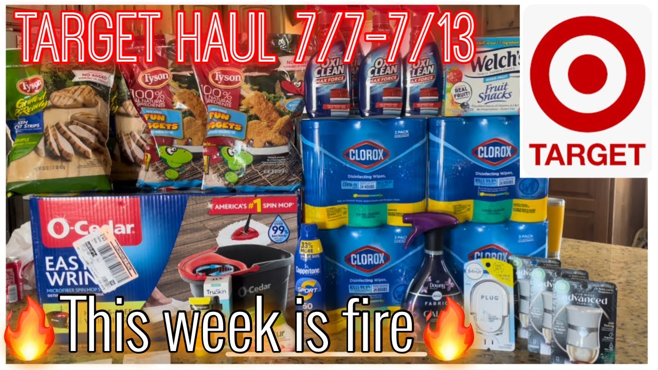 Target haul 7/7-7/13! Fire week of deals this week! | Learn how to ...