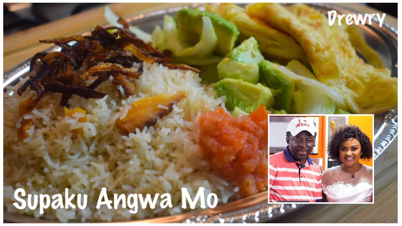 SUPAKU ANGWA MO/OIL RICE/RECREATING AMA MCBROWN & PAPA SHE RECIPE - YouTube