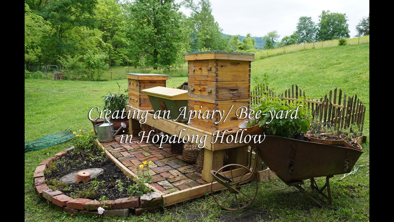 Creating an Apiary/ Bee-yard in Hopalong Hollow - YouTube