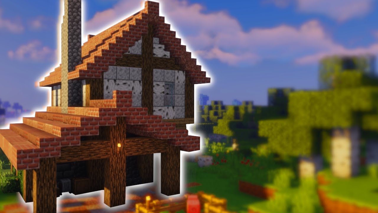 Minecraft | How to Build a Farm House - YouTube