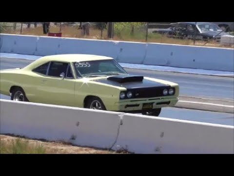 1968 Dodge Super bee drag racing barona drag strip 4-27-2019 - YouTube