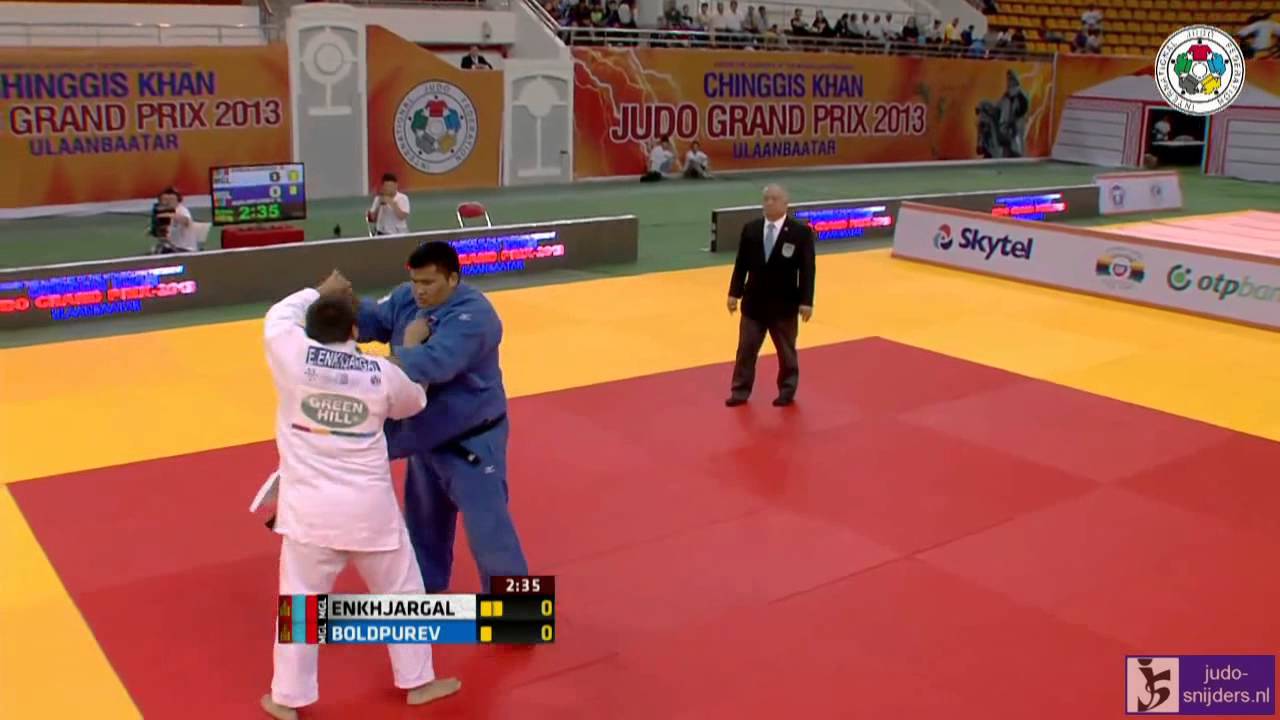 Judo 2013 Grand Prix Ulaanbaatar: Enkhjargal (MGL) - Boldpurev (MGL ...