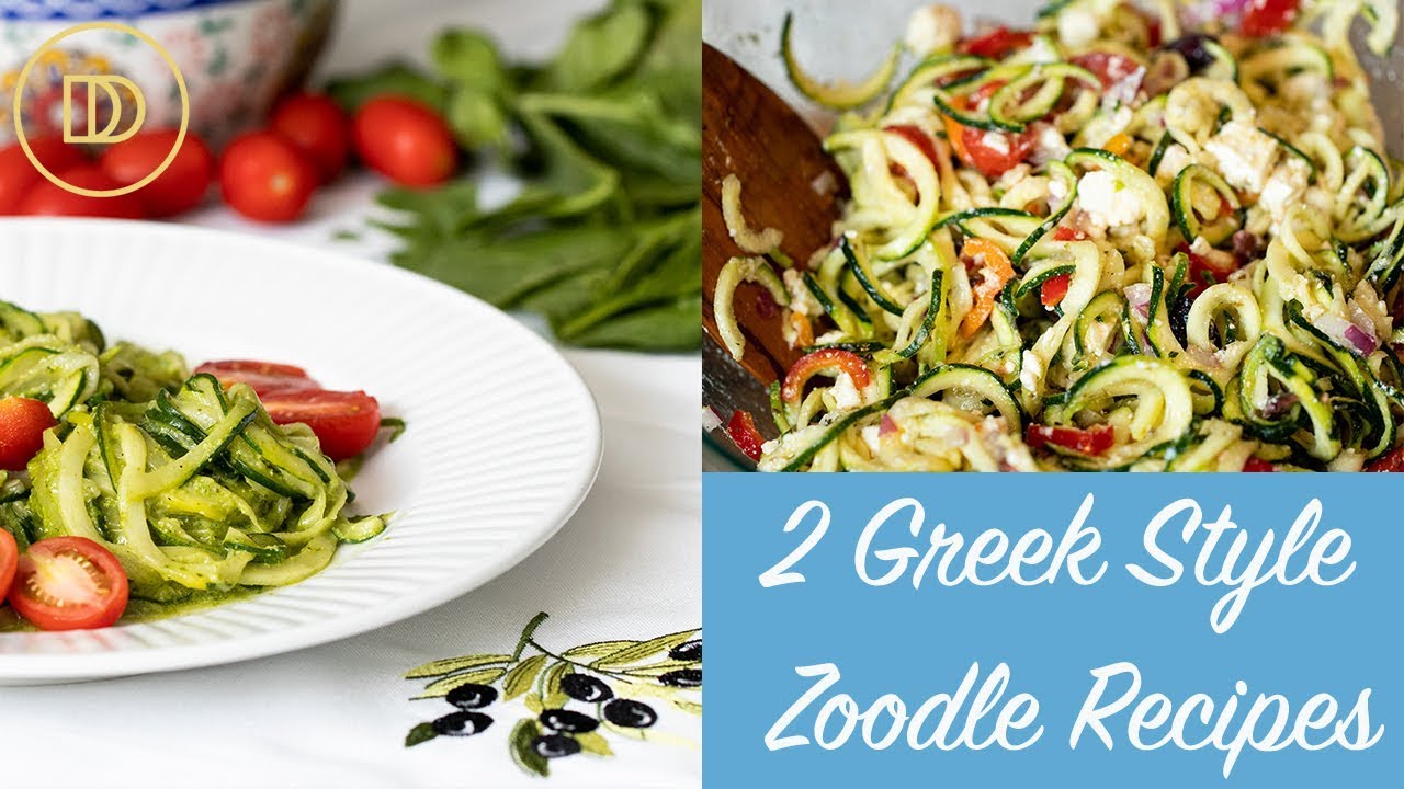 Zoodles -2 Delicious Recipes! - YouTube