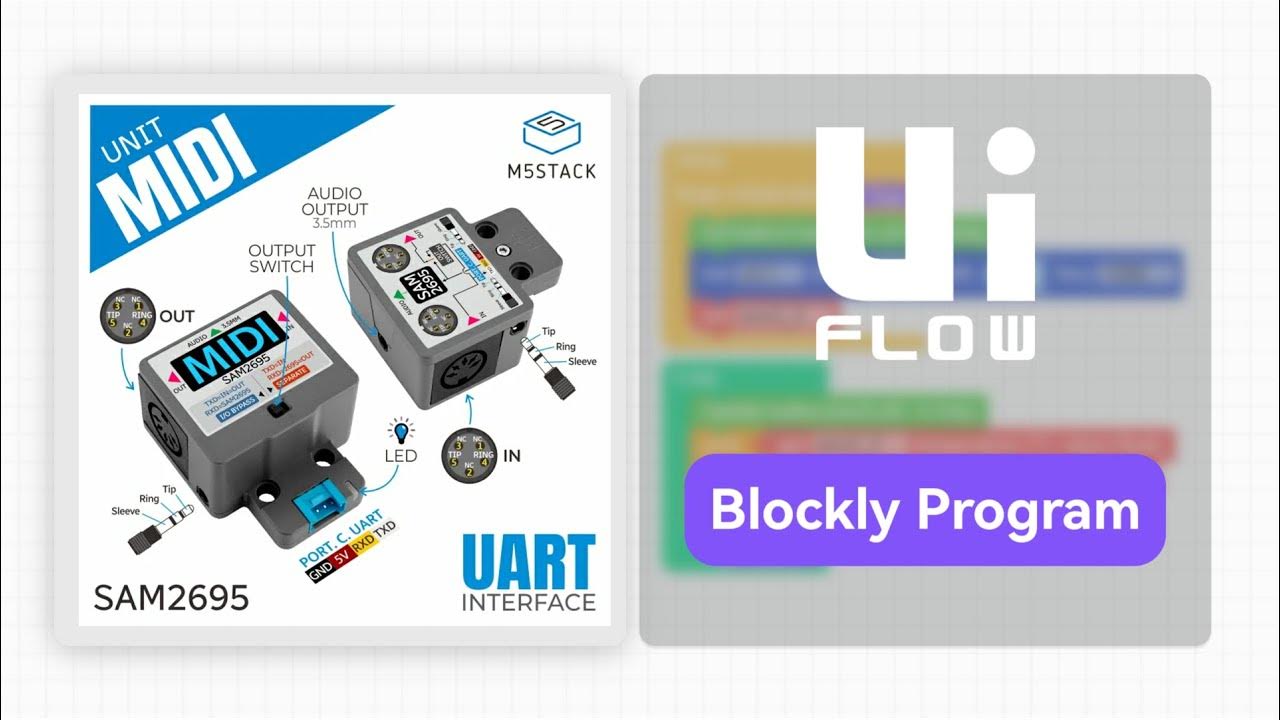 Uiflow20 Unit Programming Application Midi Youtube