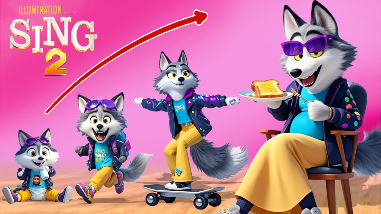 Sing 2 Growing Up Character Evolution | Sky Wow - YouTube