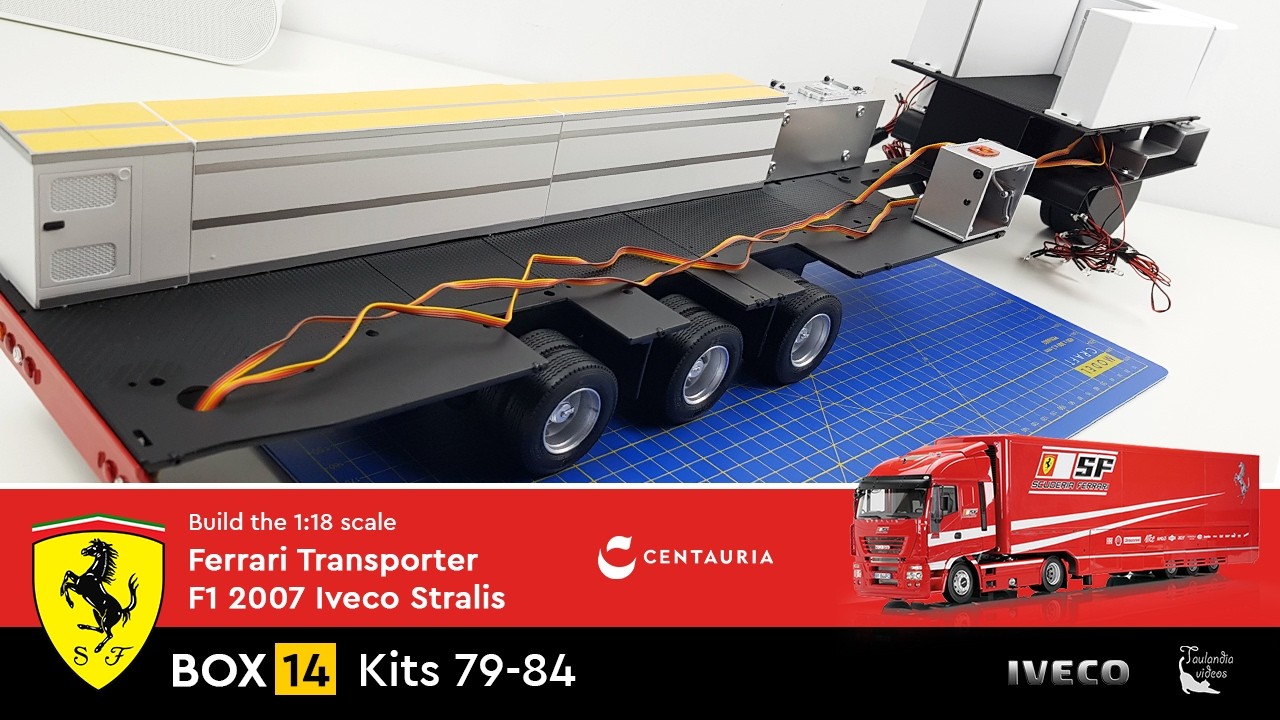 Build the 1:18 scale Ferrari Transporter F1 2007 Iveco Stralis 480 ...