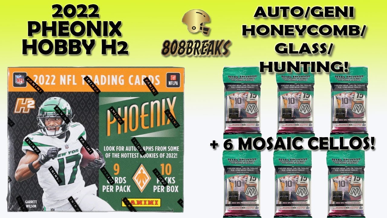 Break #14 2022 Phoenix Hobby H2+ 6 Mosaic cello packs - YouTube
