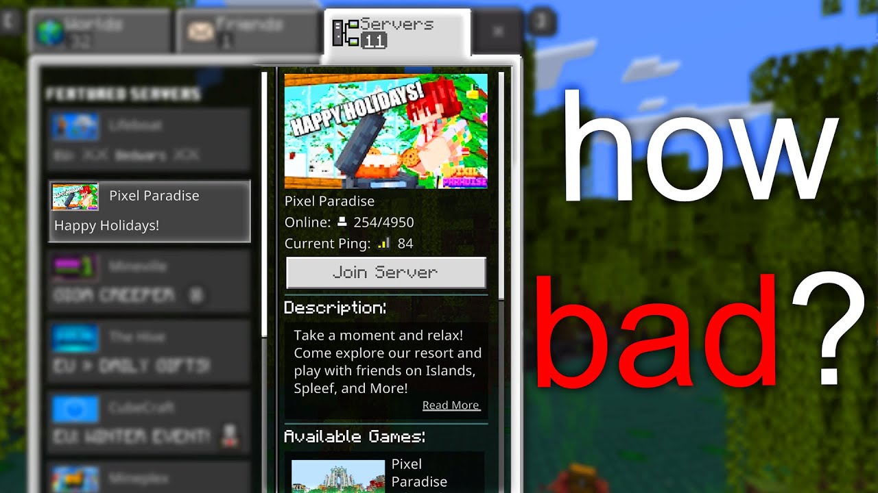 I Played Minecraft's WORST Server, how bad is it? - YouTube