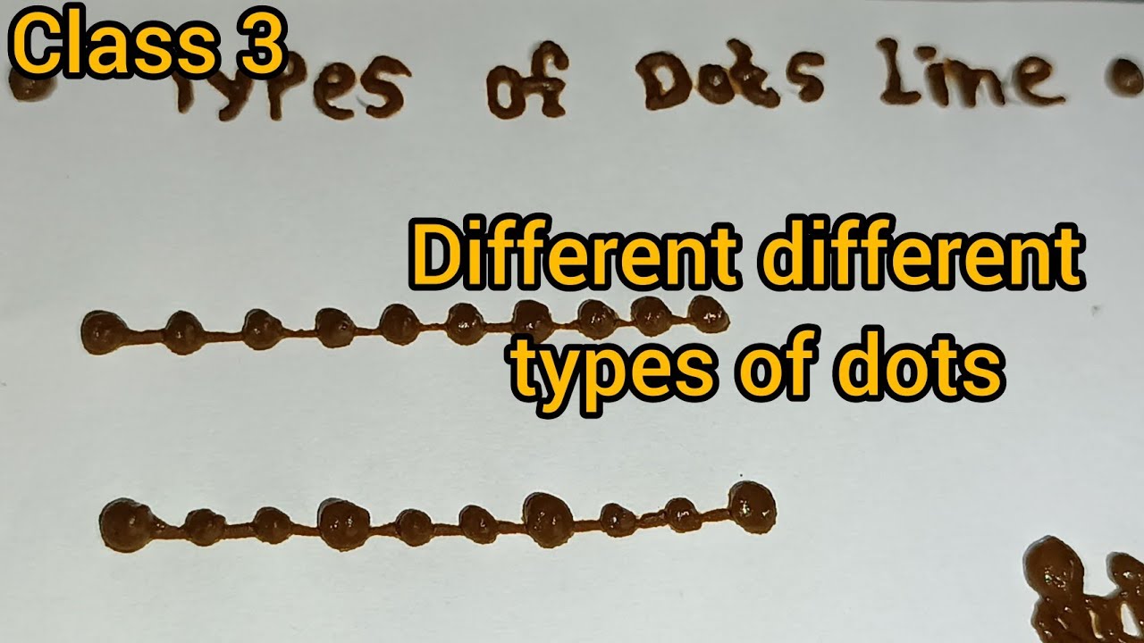 Class 3 - Types of dot lines/supriya mehendi artist - YouTube