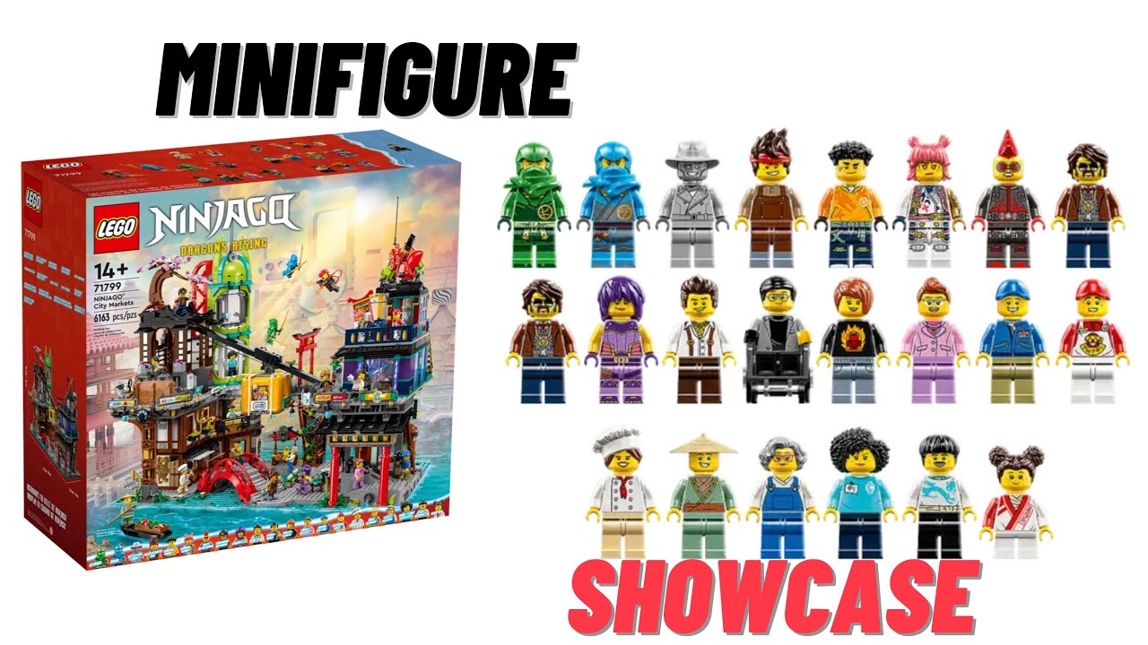 Minifigure Showcase - Ninjago City Markets (71799) 2023 LEGO Set Stop ...