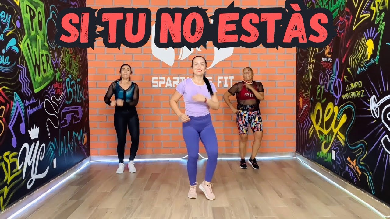 Si tu no estás (Cumbia) - Mariela López Dance Fit - YouTube
