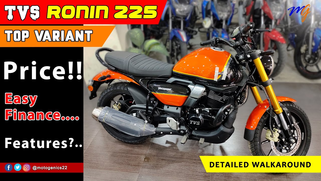 TVS RONIN 225 TOP VARIANT DETAILED WALKAROUND| PRICE, FEATURES EASY EMI ...