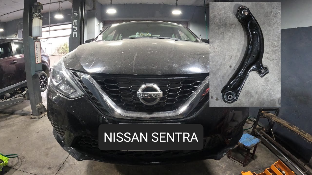 Reemplazo de brazo de control y rótula... nissan sentra 2013-2019 - YouTube