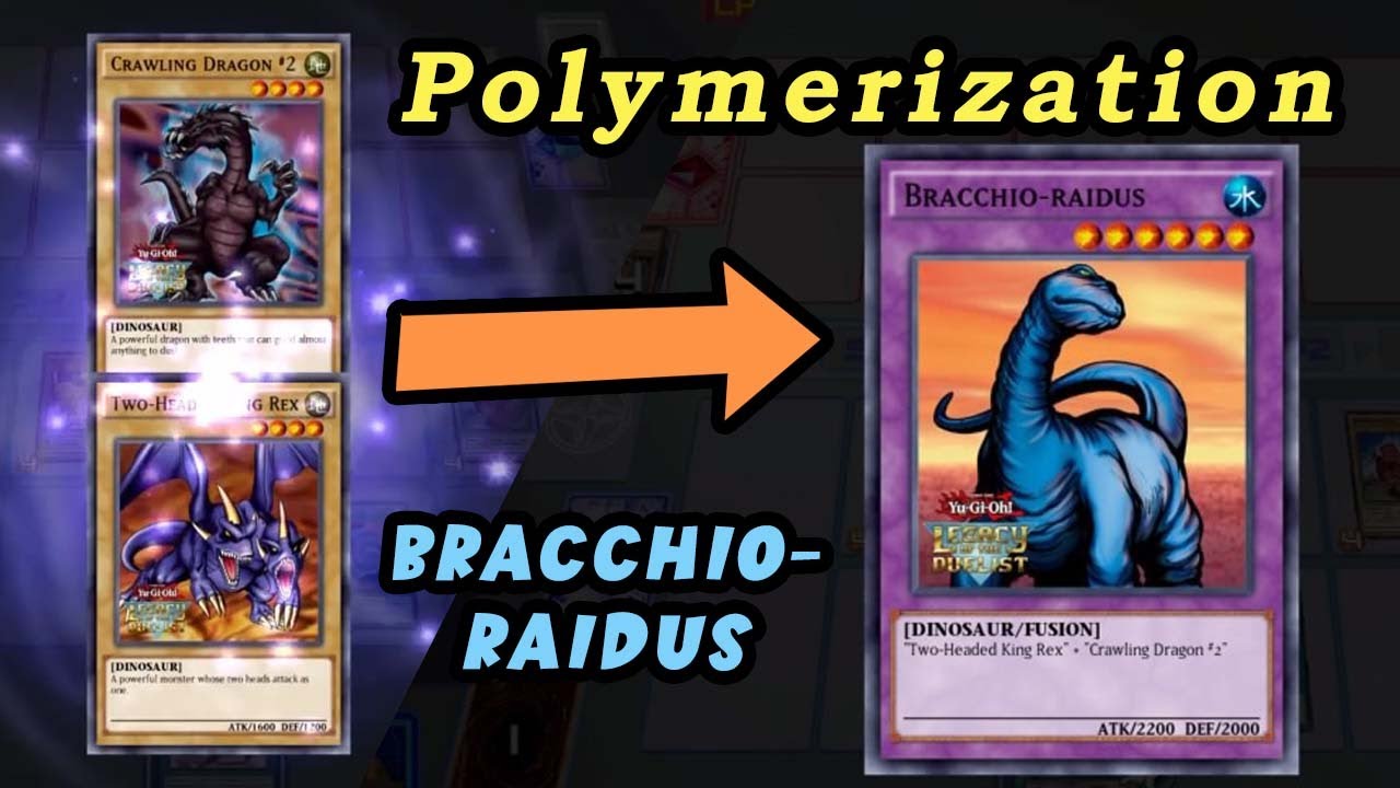 Yu-Gi-Oh! Legacy of the Duelist: Fusion Summon Bracchio-Raidus 🦕 - YouTube