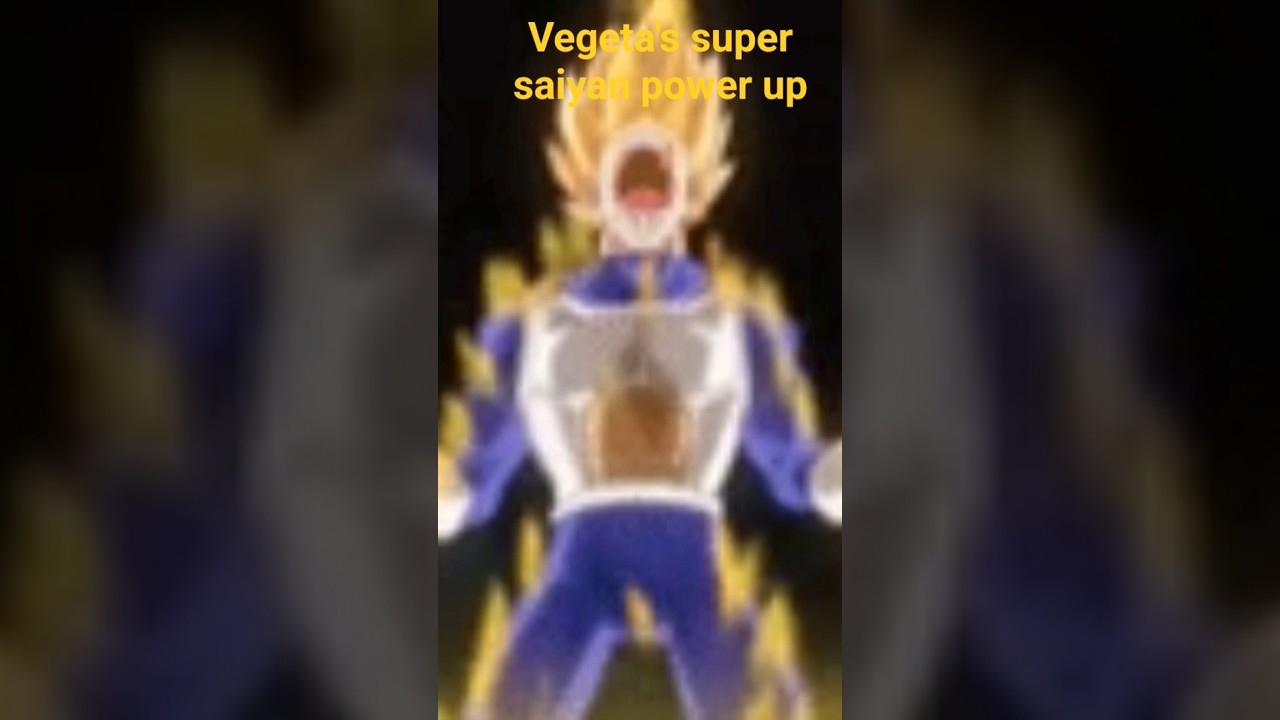 vegeta's super saiyan power up - YouTube
