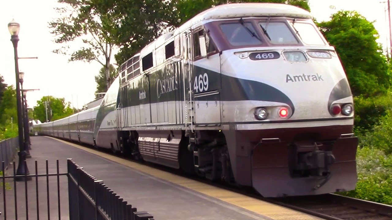 Railfanning Amtrak in Oregon City - 5/29/16 - YouTube