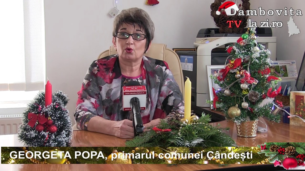 GEORGETA POPA, primarul comunei Cândești - YouTube