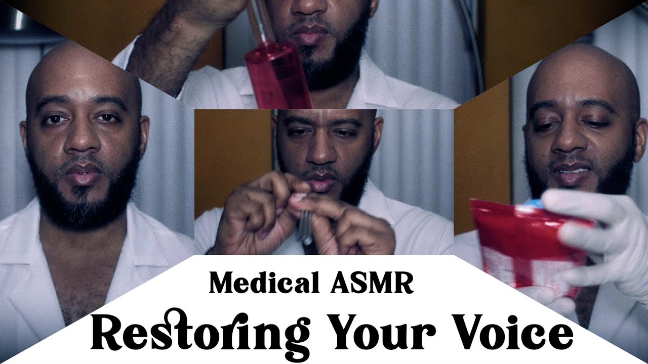 [ASMR] Dr. Roleplay | SAVING your VOICE | Velvet Speaking | Realistic ...