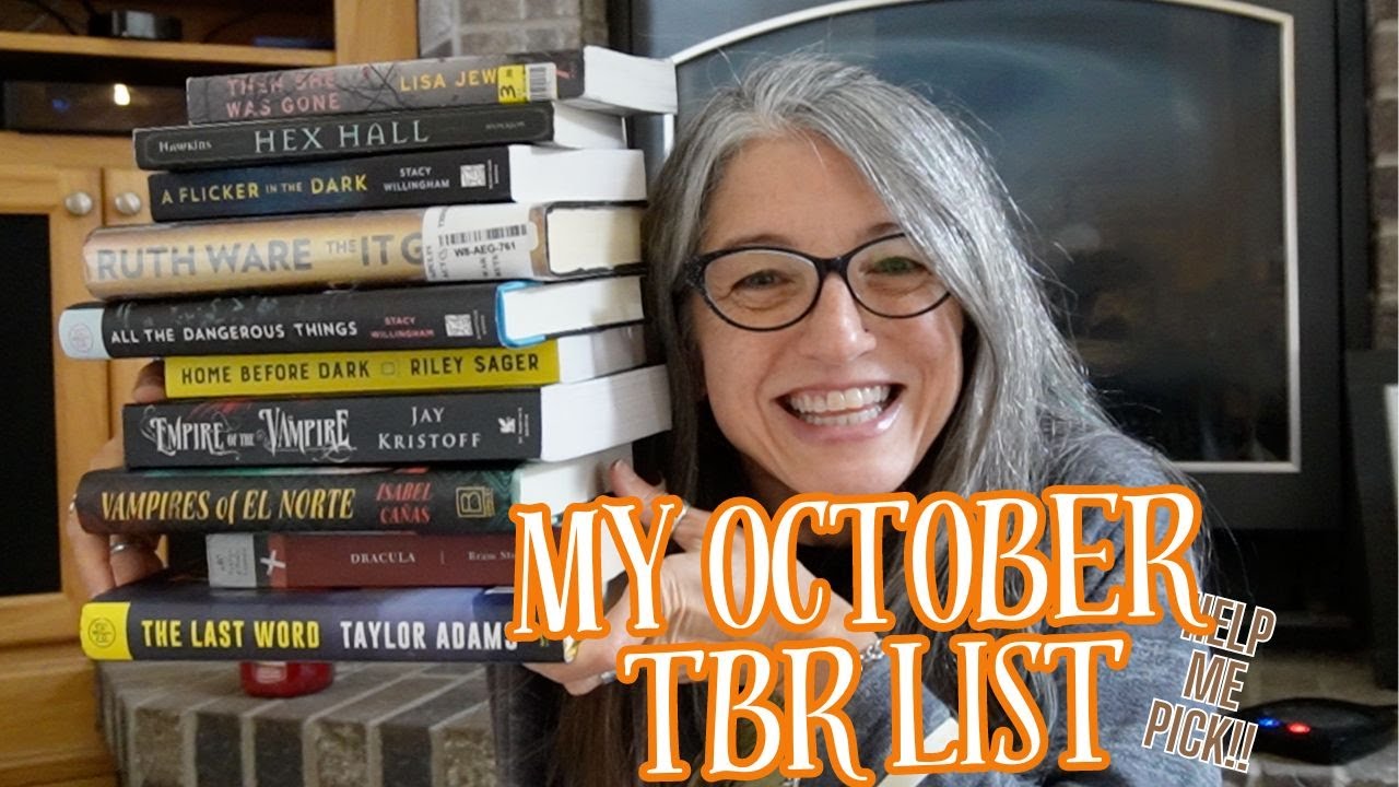Help Me Pick My October Reading List / My October TBR / Spooky Book ...