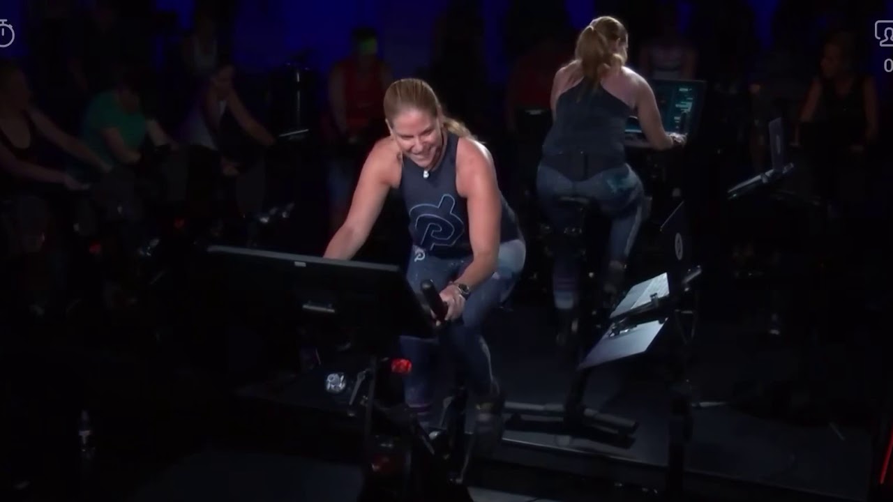 Jenn Sherman - Peloton Epic Sing-A-Long moment - YouTube