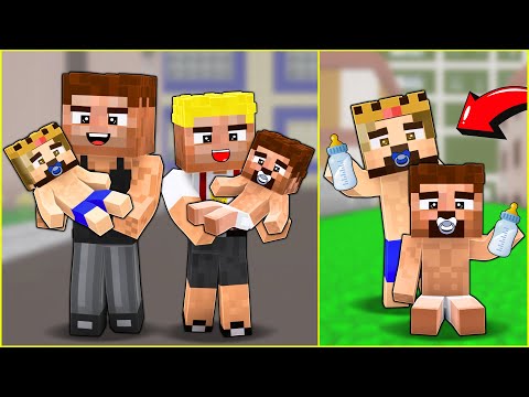 HER ŞEY TERSİNE DÖNDÜ ARDA VE RÜZGAR BEBEK, ALİ VE EFEKAN BABA OLDU! 😂 -Minecraft