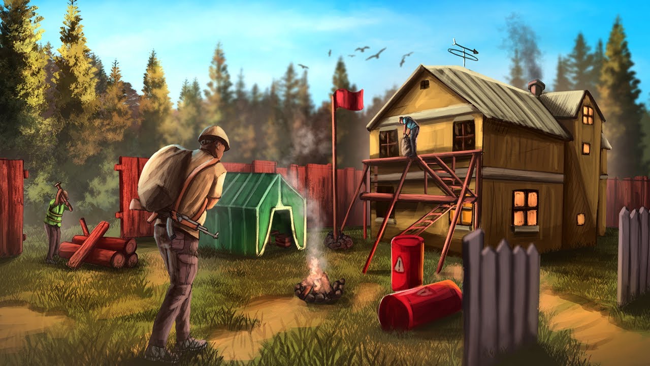 We Built a COZY COMPOUND BASE in DAYZ - YouTube