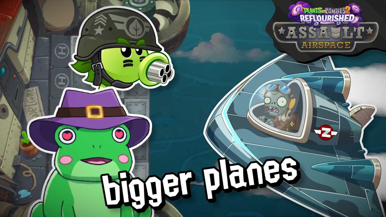 GATLING PEA IS BACK! Assault Airspace Part 2 ️ [PvZ2 Reflourished LIVE ...