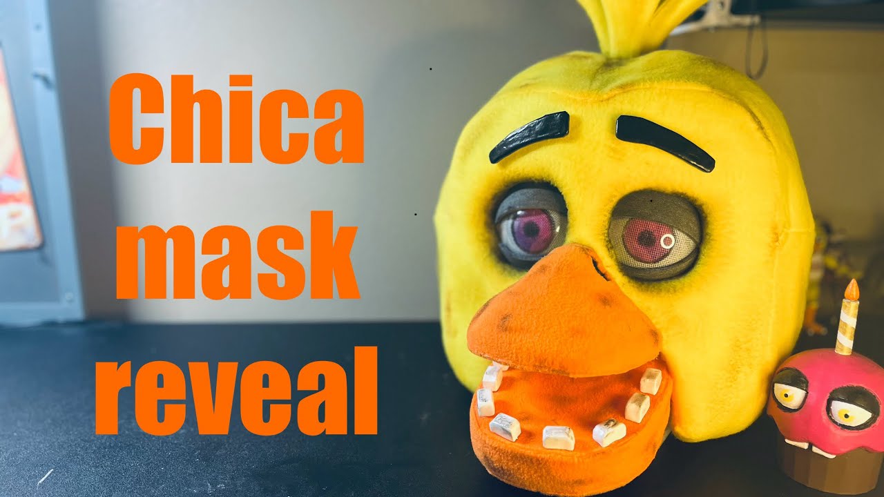 FNAF Chica mask reveal - YouTube